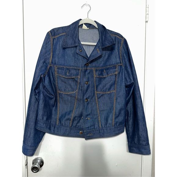 Flying Apple | Jackets & Coats | Vintageflying Apple 7s Cropped Jean ...